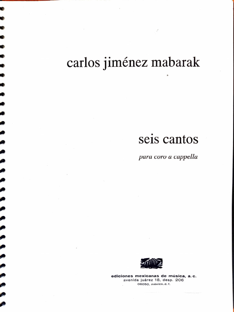Seis Canciones. Mabarak | PDF