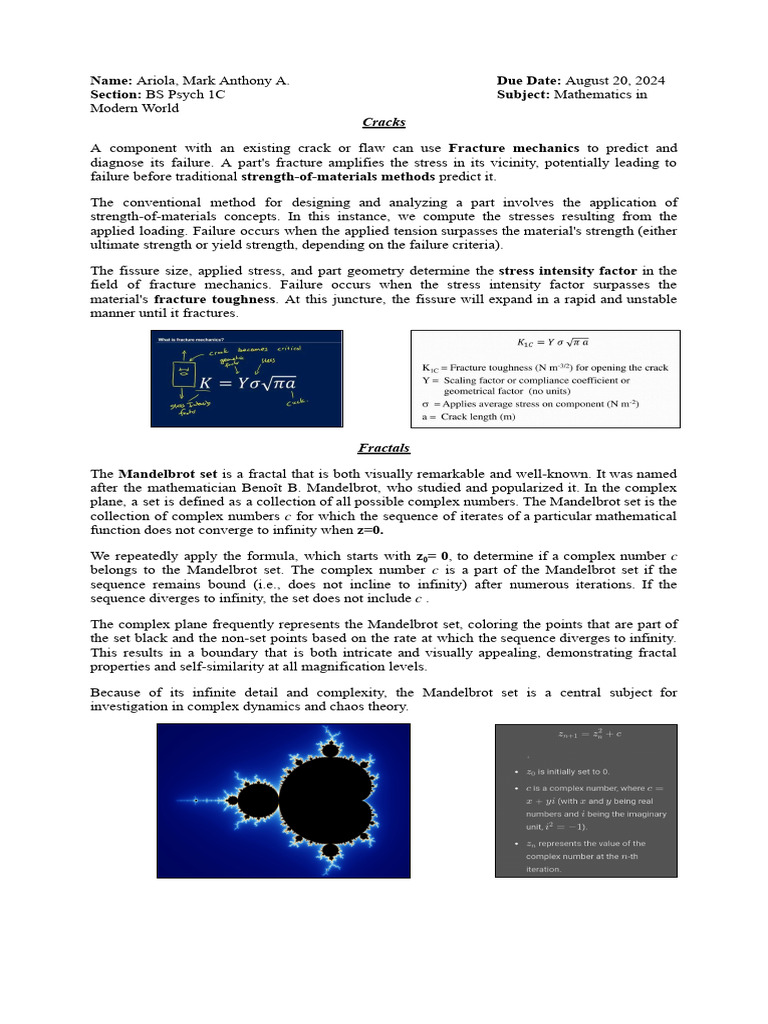 Cracks and Fractals-MMW | PDF | Strength Of Materials | Fracture