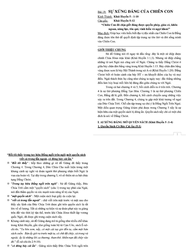 Bai 19 Su Xung Dang Cua Chien Con (Gv-Booklet) | PDF