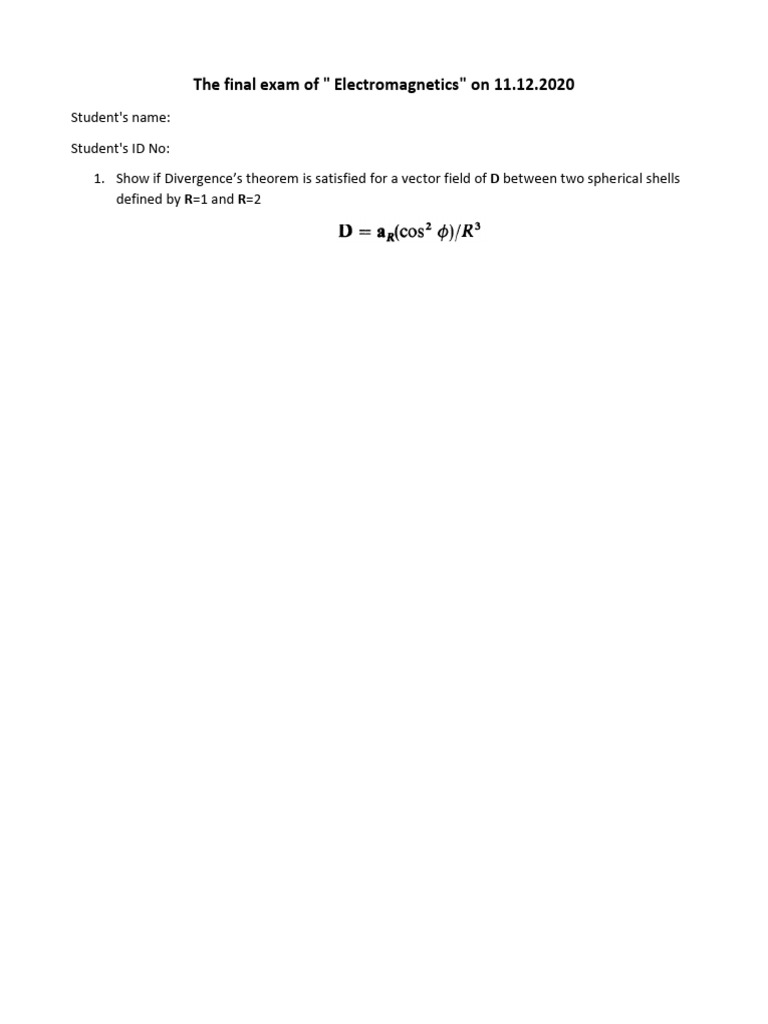 Final Fal 2020 Sample 2 | PDF