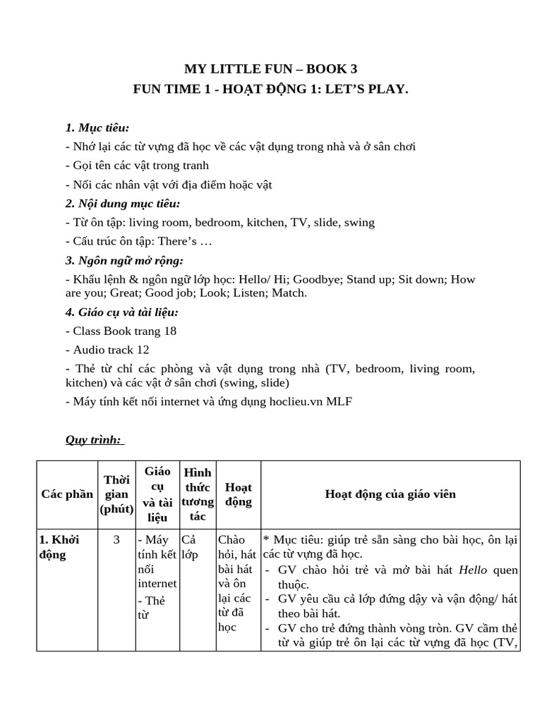 Fun Time 1 | PDF