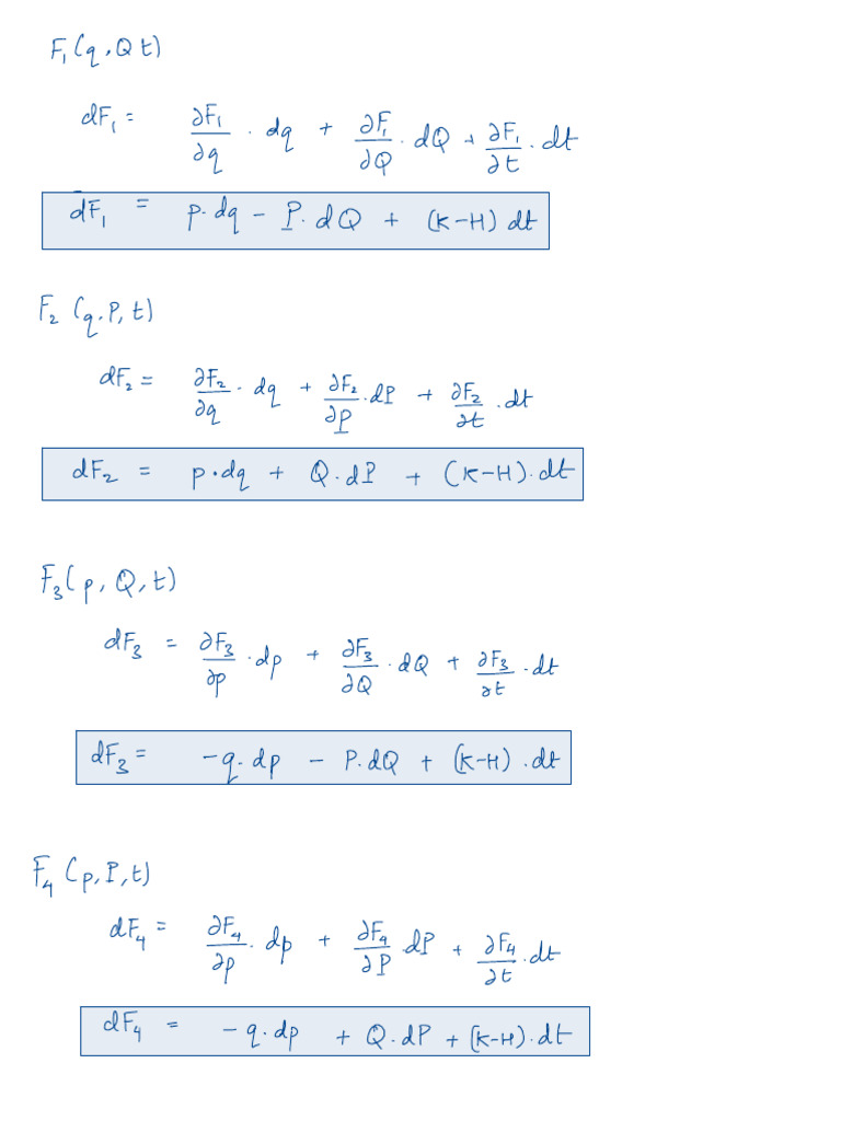 Potentially Useful Canonical Transformation | PDF