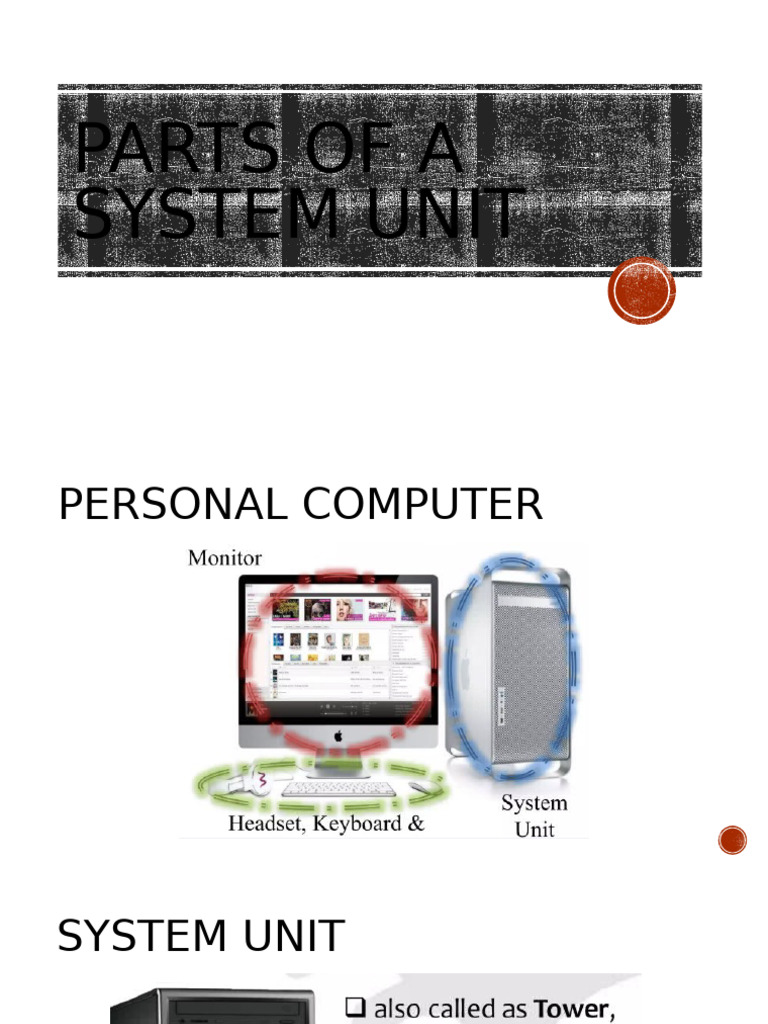 G-10 Parts of A System Unit | PDF