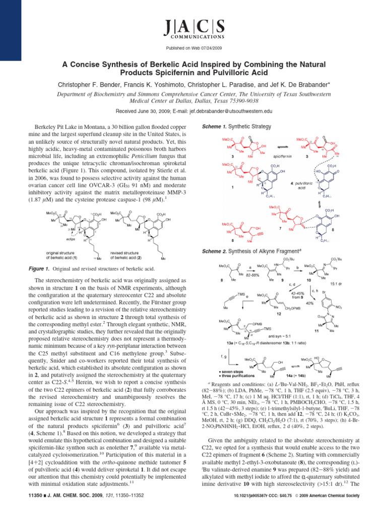 Bender 2009 | PDF | Chemical Reactions | Chemical Compounds