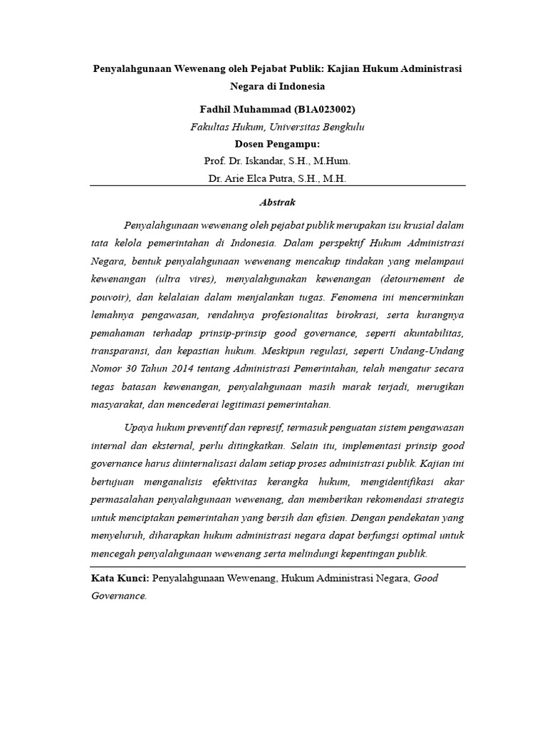 Fadhil Muhammad_B1A023002_PAPER HAN | PDF