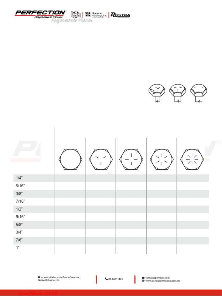 Especificaciones de Torsion Según Grado S.a.E | PDF | Tornillo | Equipo
