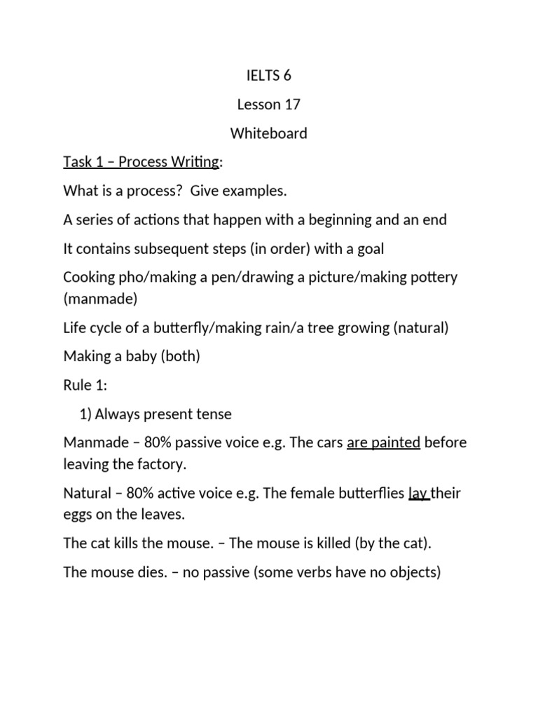 IELTS 6 L17 Whiteboard | PDF | Tea | Linguistics