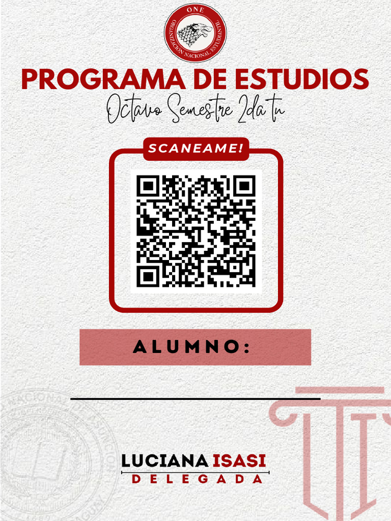 Programa 8vo 2da Tn - Luli Isasi Delegada | PDF