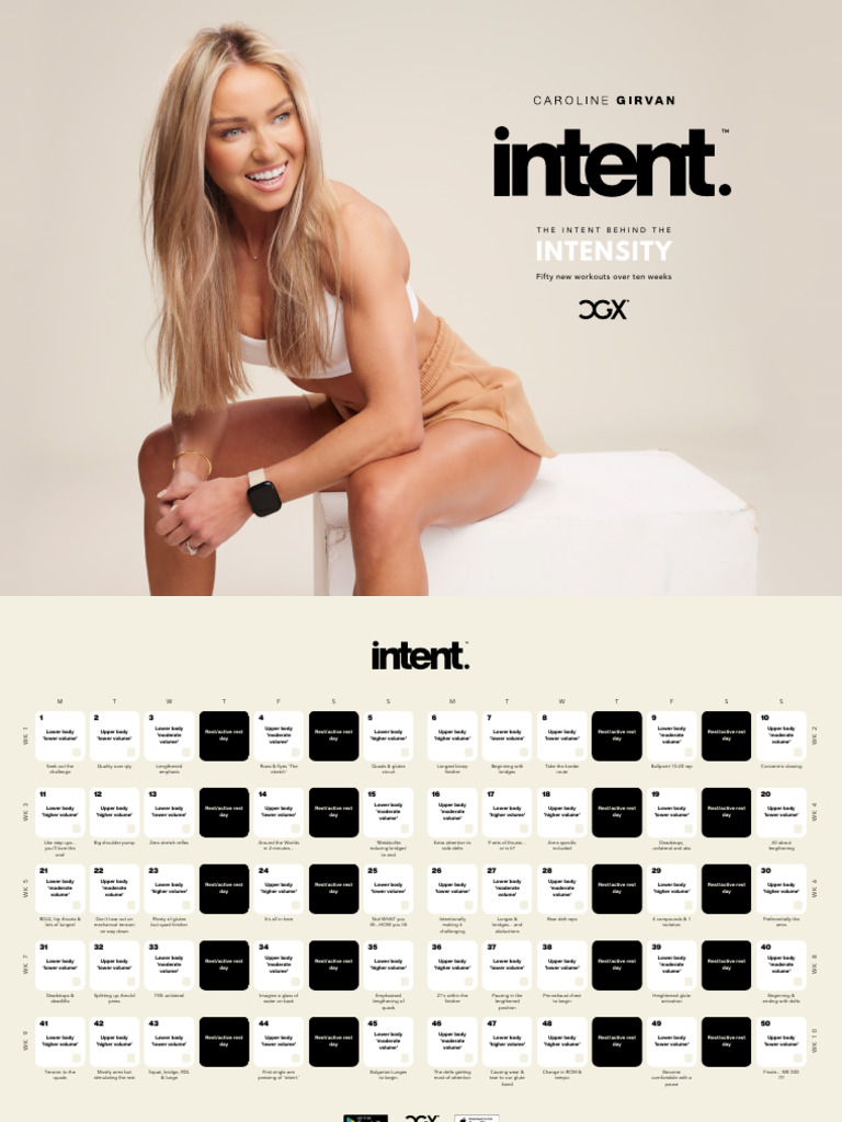 intent-calendar | PDF | Weight Training