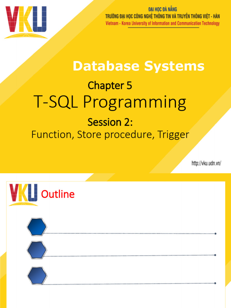 Chapter5_session2-Function, Store procedure, Trigger | PDF | Parameter (Computer Programming ...