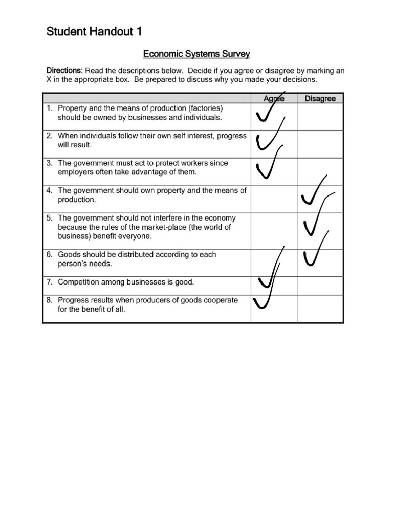 Capitalism Vs Socialism Document Analysis Pdf