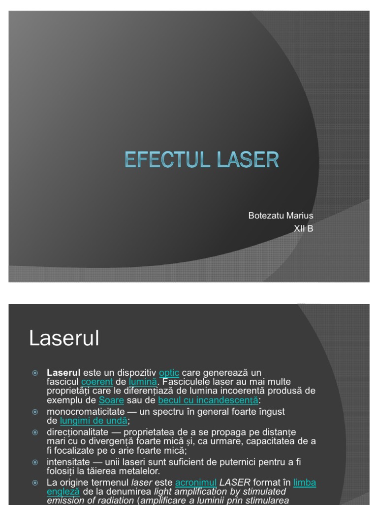 Efectul Laser | PDF