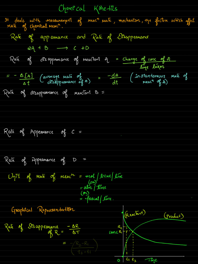 Chemical Kinetics RM08 | PDF