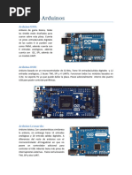 Tipos de Arduino | PDF | Arduino | Microcontrolador
