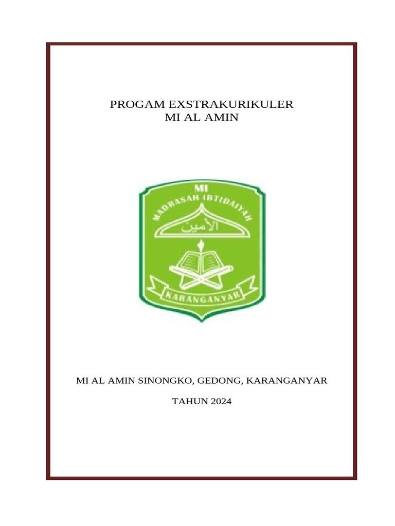 Program Ekstrakurikuler | PDF