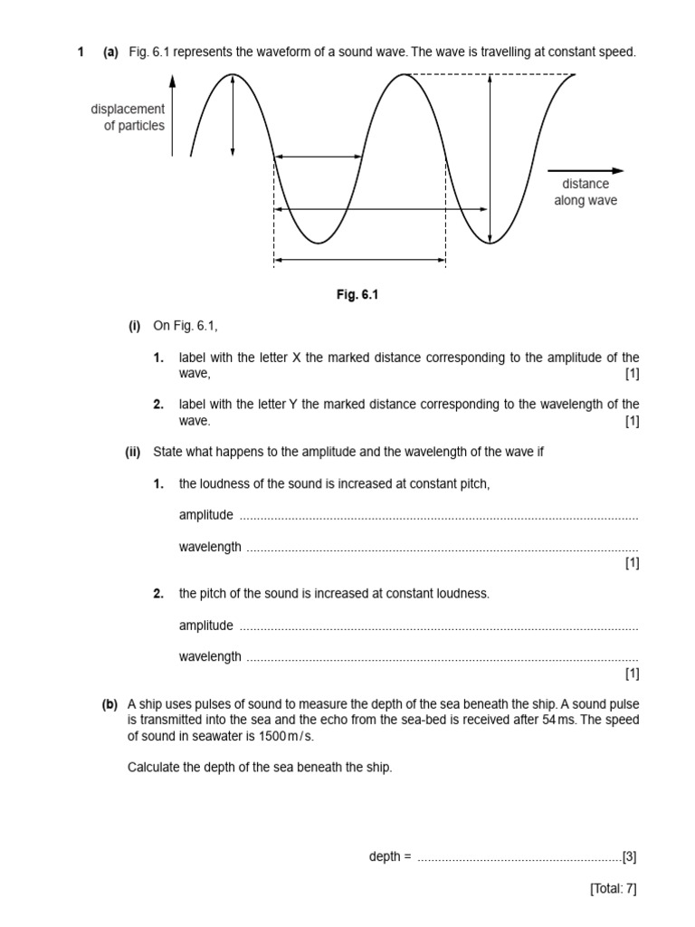 Sound Wave Properties and Calculations | PDF | Sound | Waves