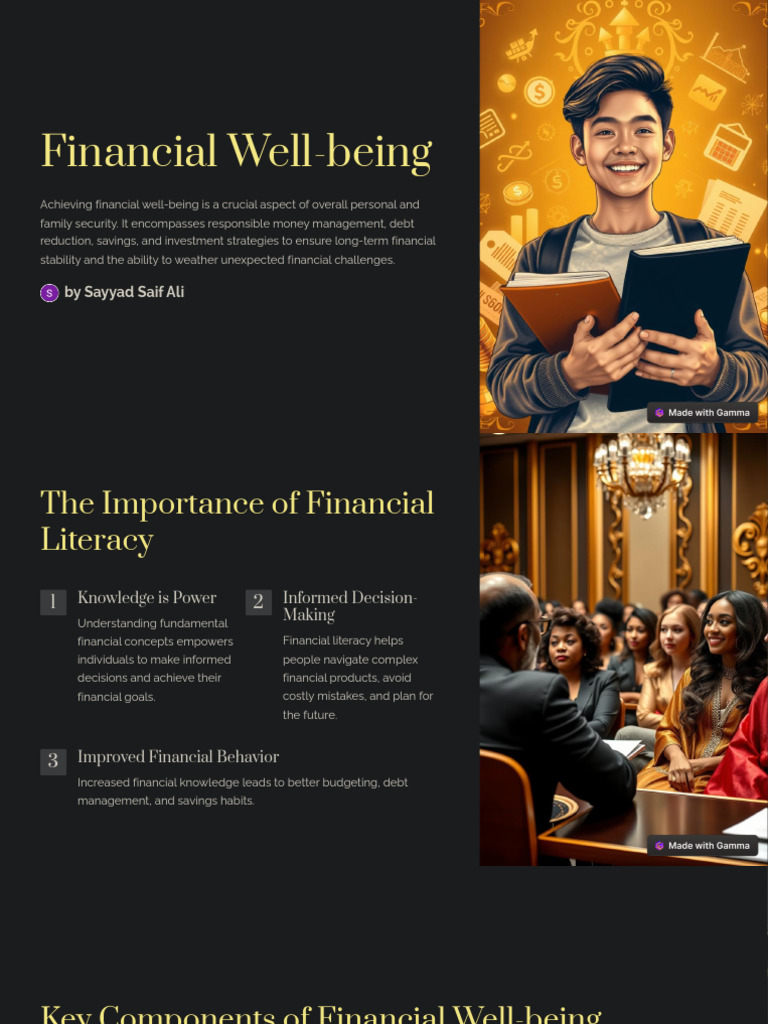Financial Well-being Strategies Guide | PDF | Expense | Retirement
