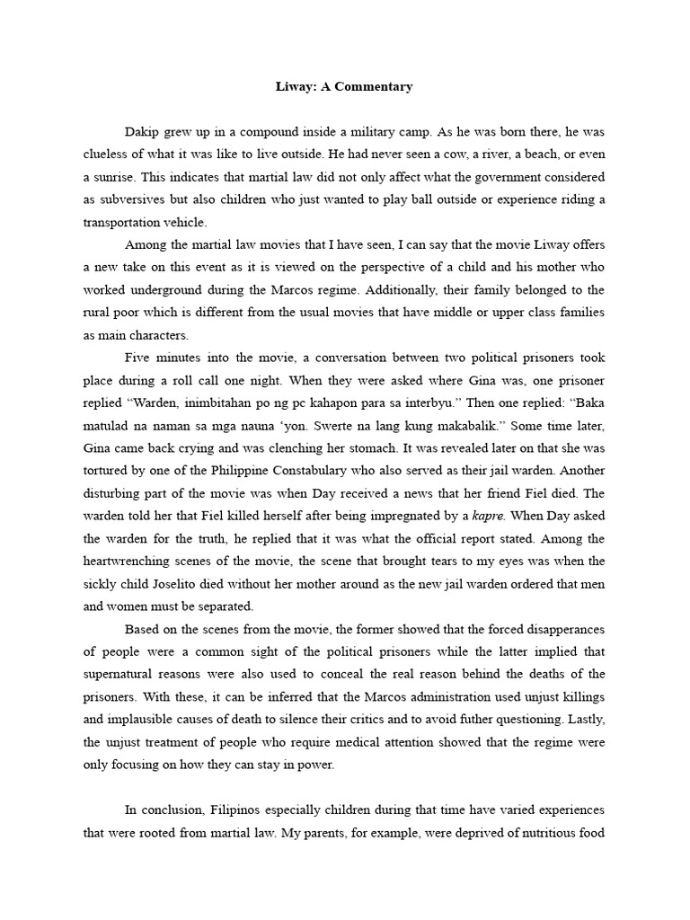 Liway Commentary | PDF
