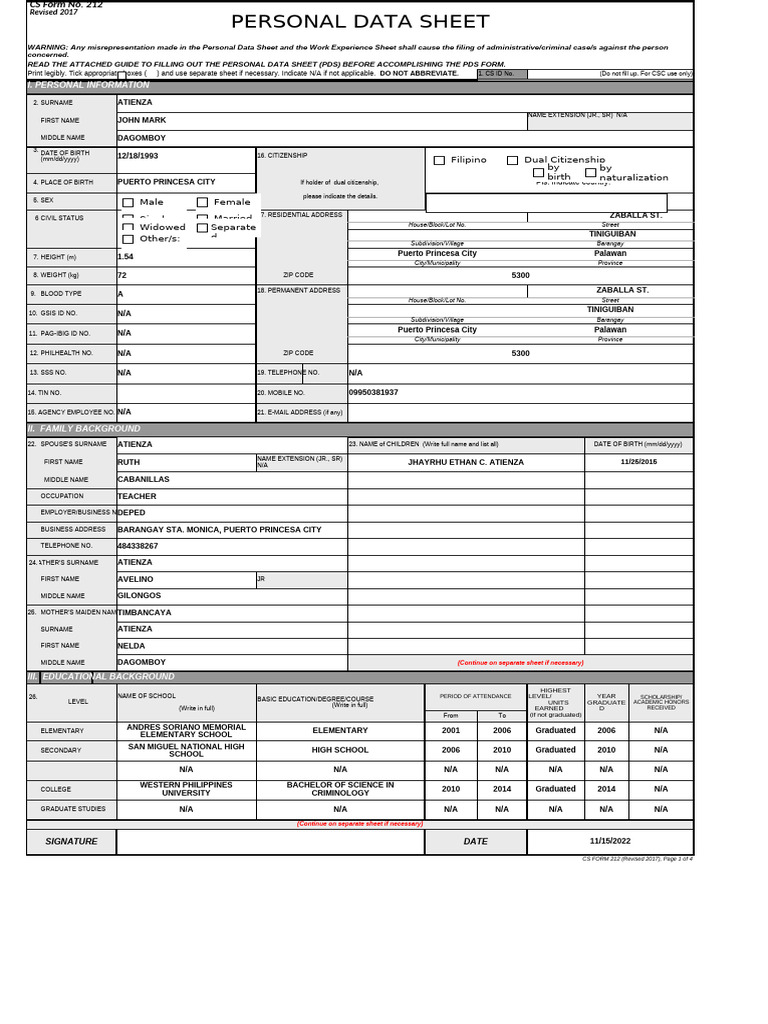 atienza PDS (1) (1) | PDF | Crimes | Crime & Violence