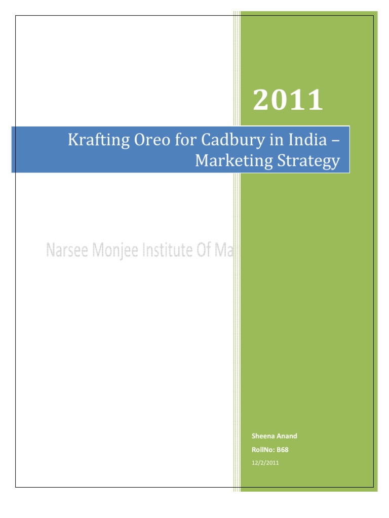 Cadbury Oreo Marketing Strategy | PDF | Brand | Retail
