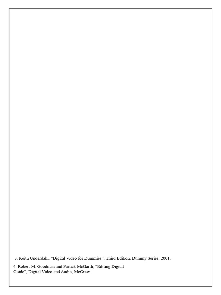 Video Creation and Editing (Unit 1 & 2) | PDF | Editing | Narrative