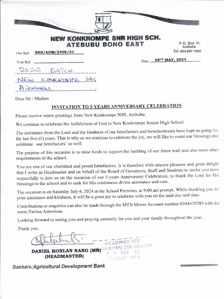 Invitation 2023 Batch | PDF