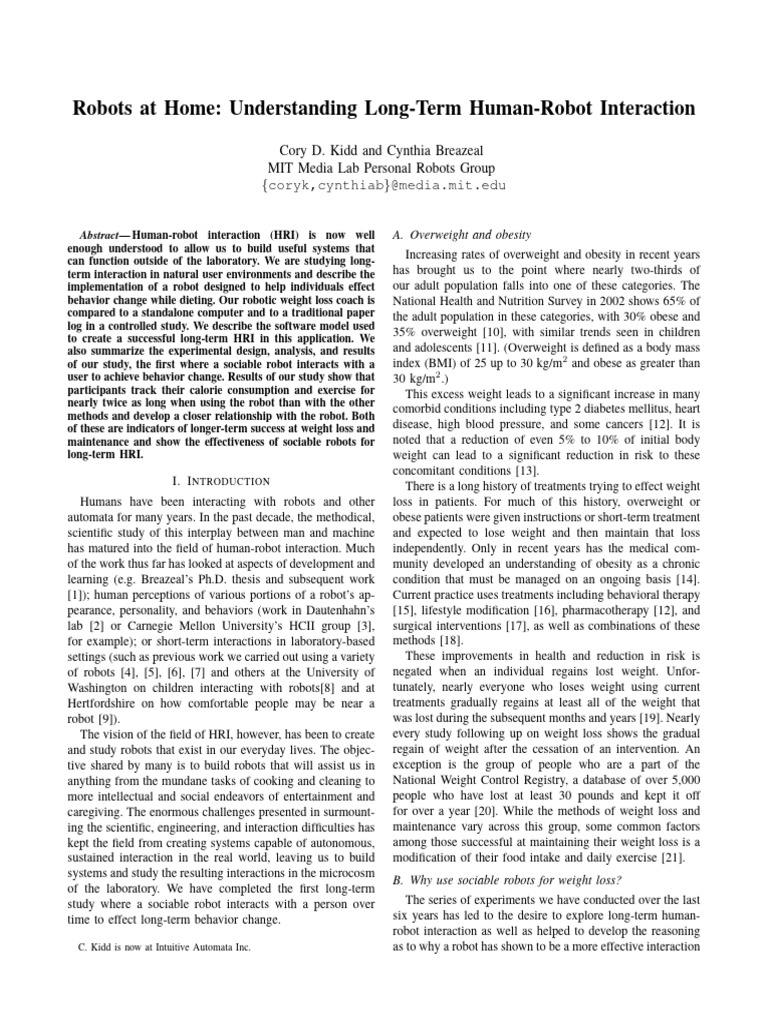 9. Robots at Home Understanding Long Term Human Robot Interaction ...