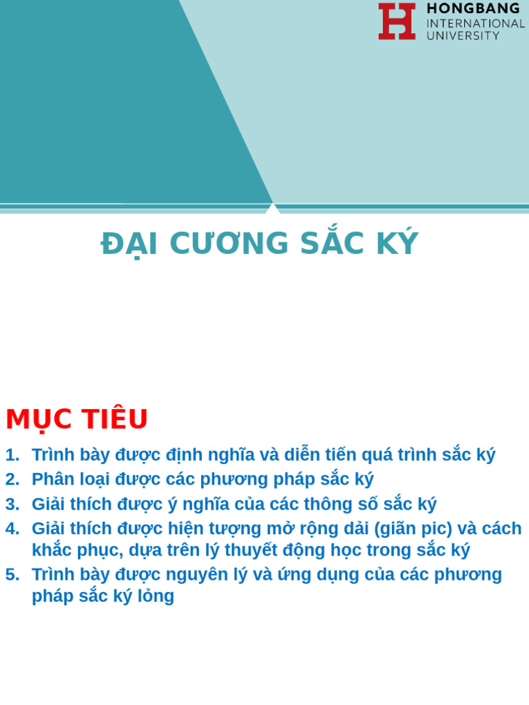Bai 10. Dai Cuong Sac Ky 2023 | PDF