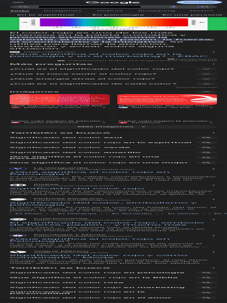 El Poder del Rojo: Emociones y Significados | PDF | Color | Rojo