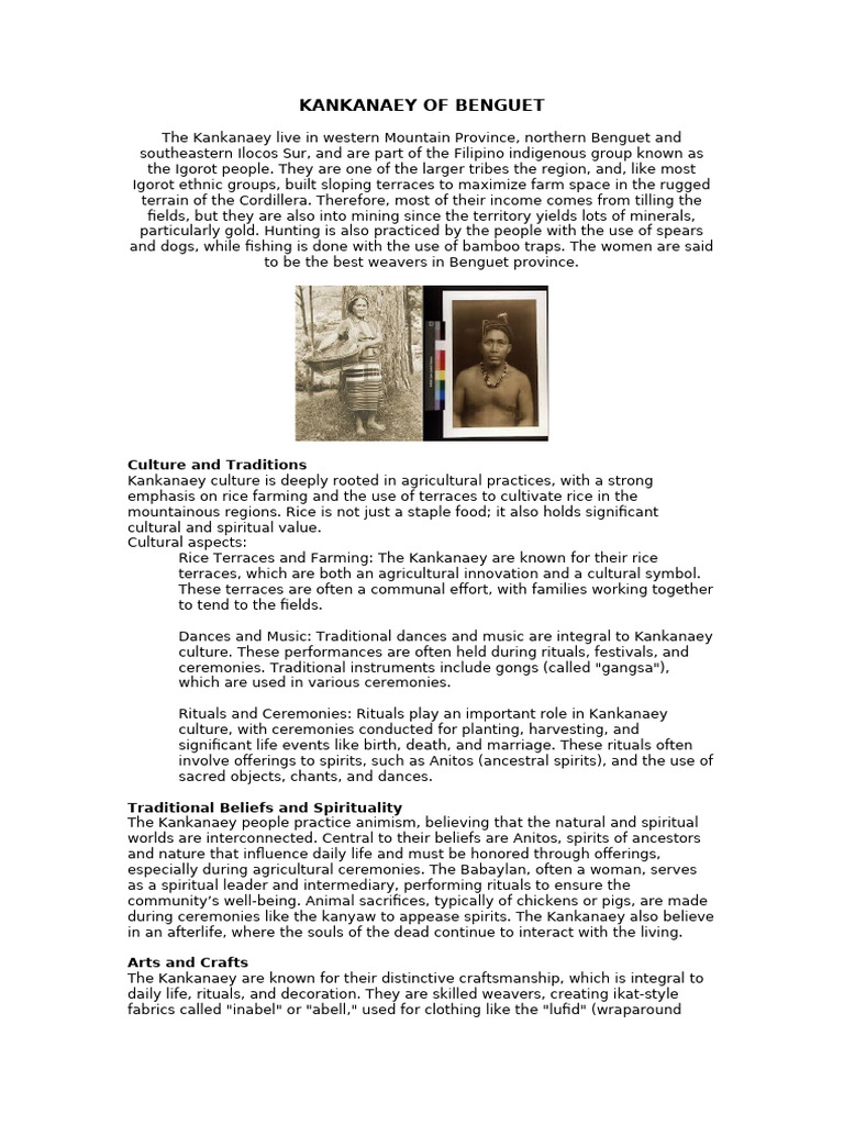 Kankanaey of Binguet Kalanguya | PDF | Rituals
