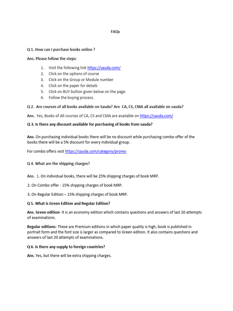 FAQs | PDF | Computing