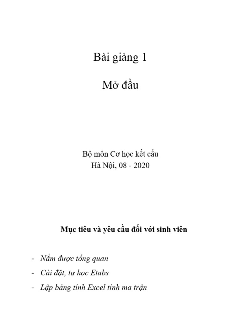 Bai 1 | PDF