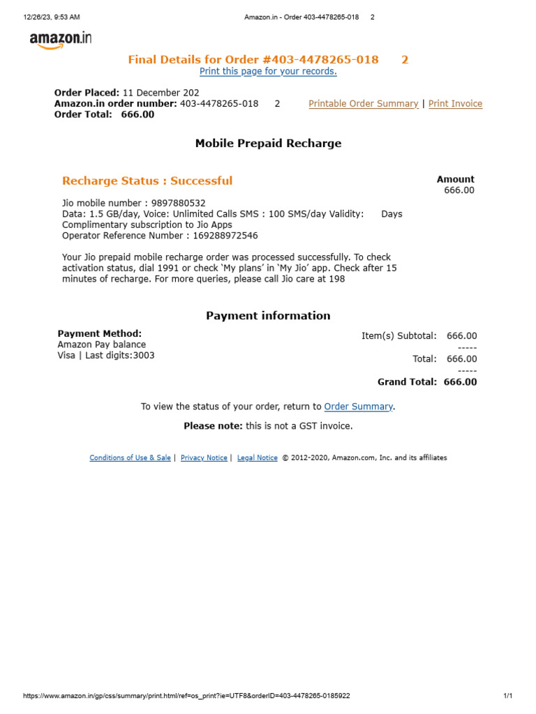 mobile recharge | PDF