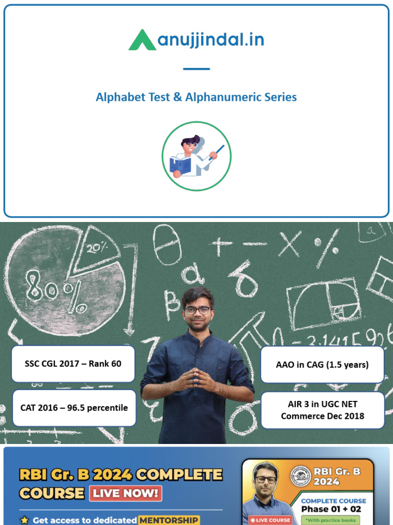 Notes_Alphabet_Test___Alphanumeric_Series___2024_lyst2974 | PDF ...