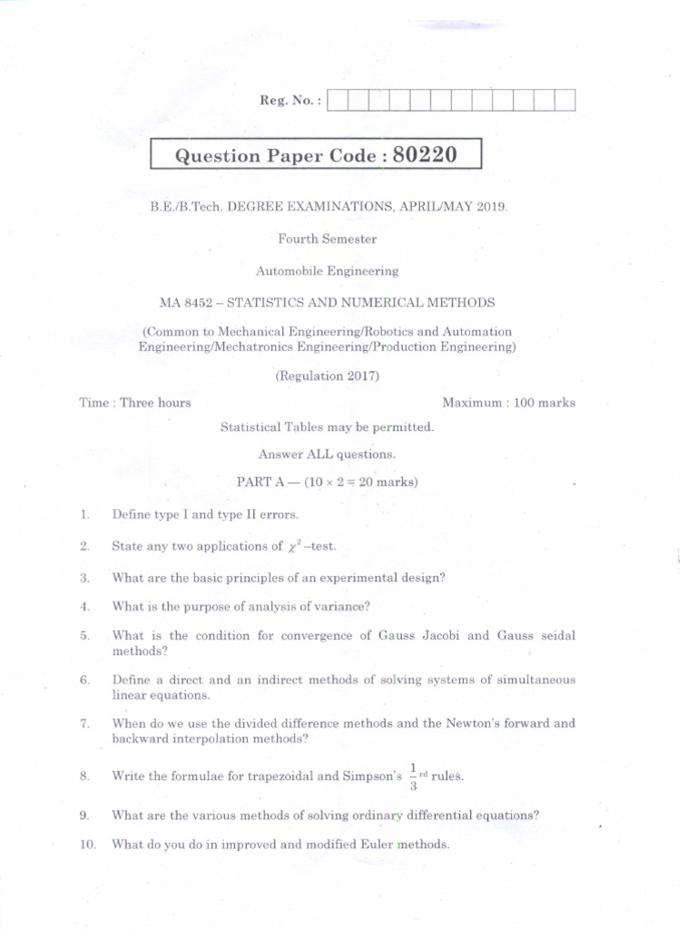 MA3251 ANNA UNIV QP 02 - by LearnEngineering - in | PDF