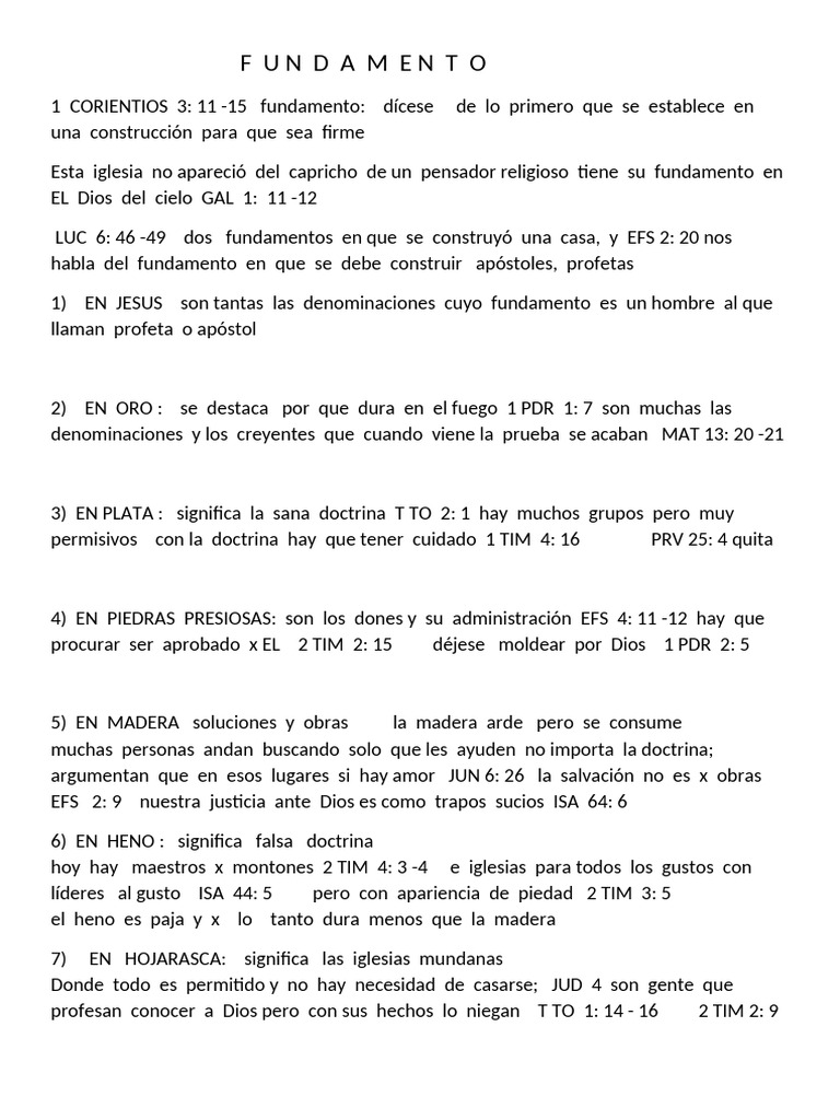 Es Primordial El Fundamento | PDF