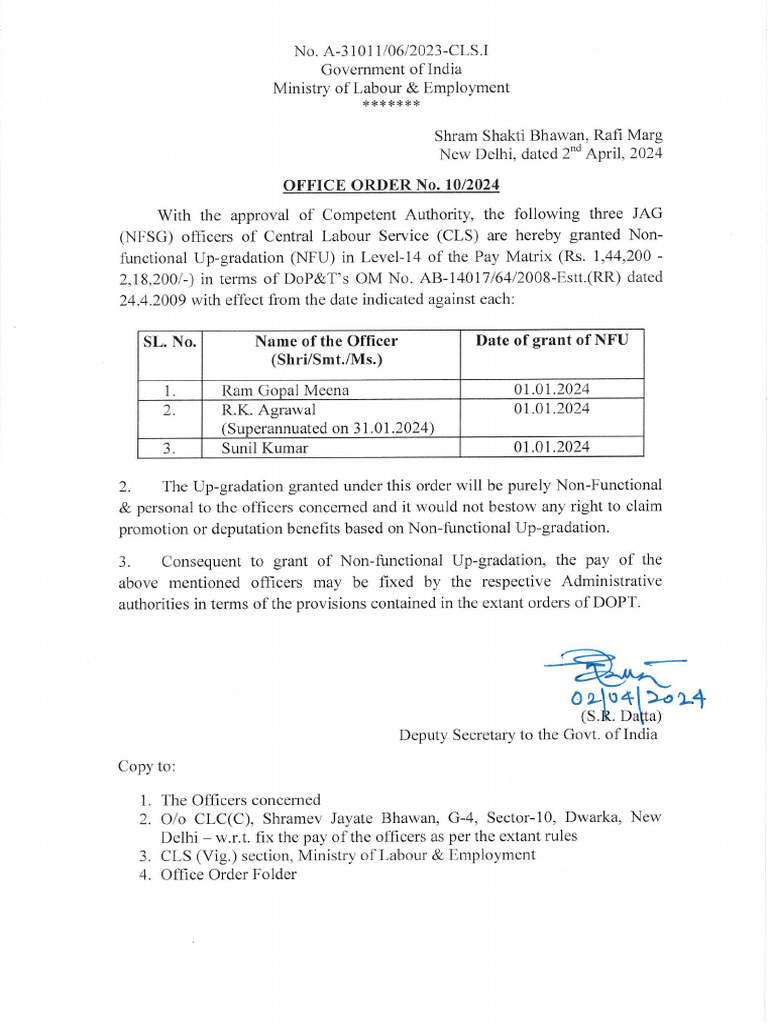 Office Order No. 10-2024 | PDF