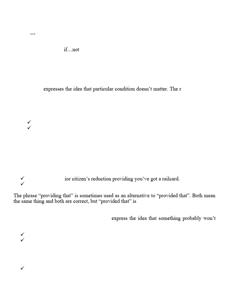 Conjunctions of Condition | PDF | Language Mechanics | Syntax