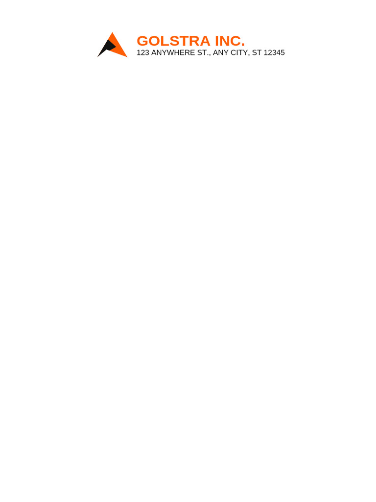 Fitness Invoice in Orange Black Basic Style | PDF