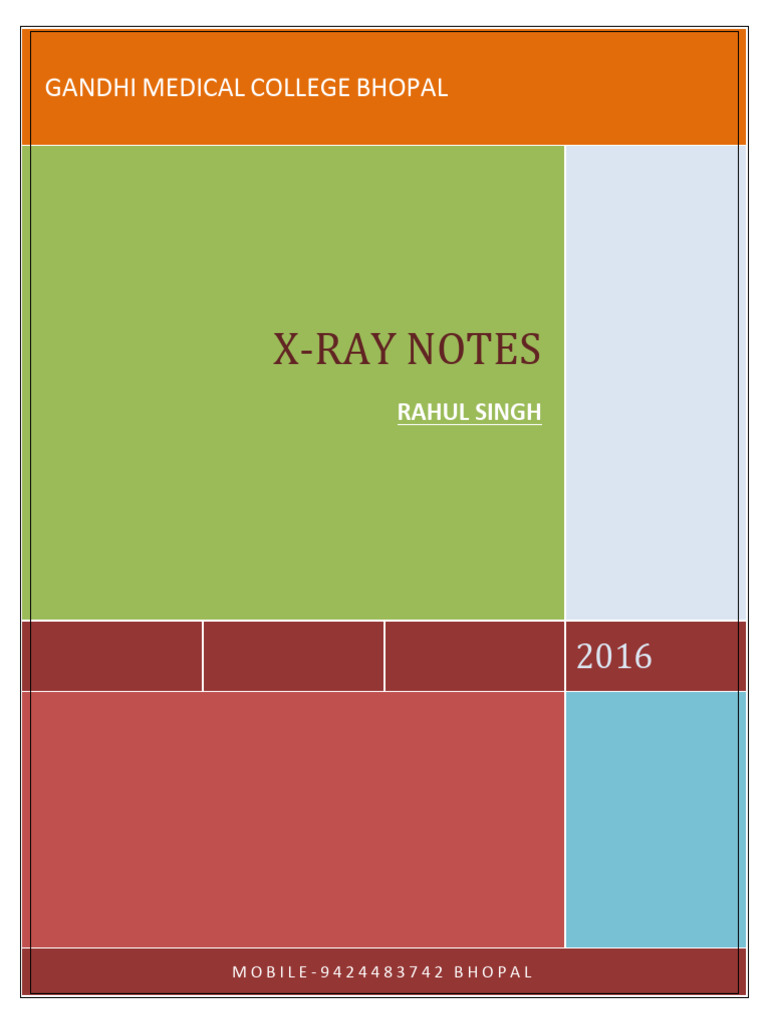 X-RAY Notes | PDF | Radiation | X Ray