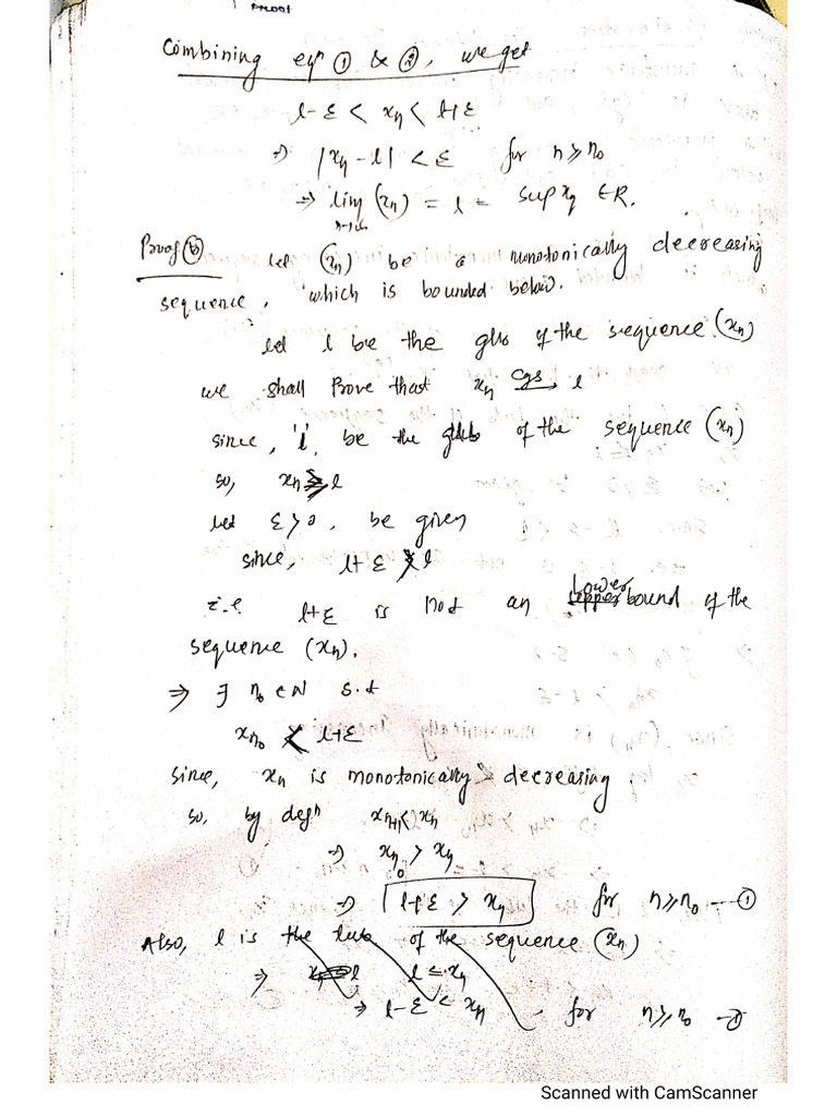 Monotonic sequence | PDF