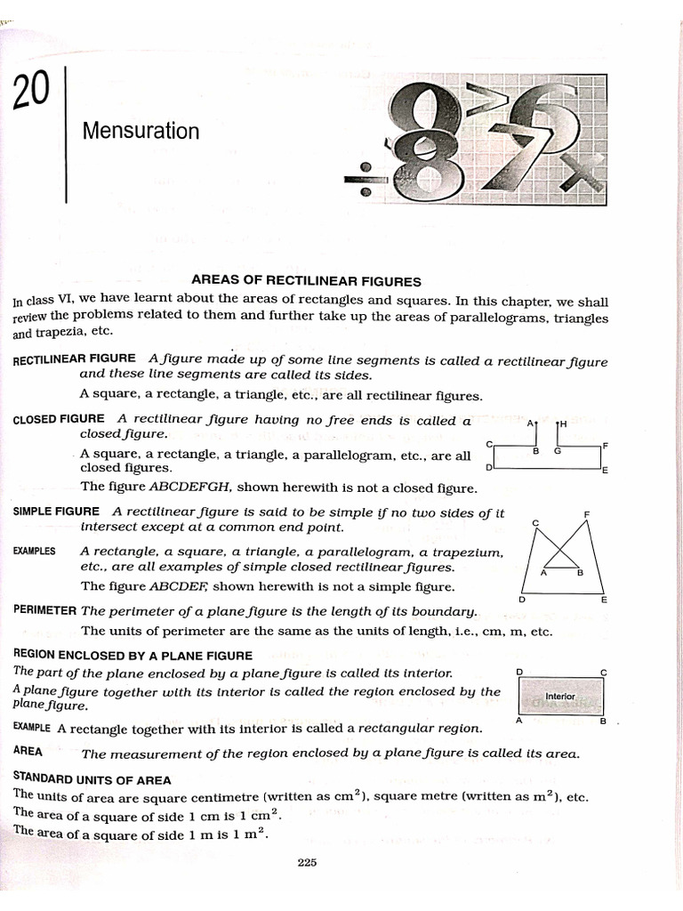 Mensuration | PDF