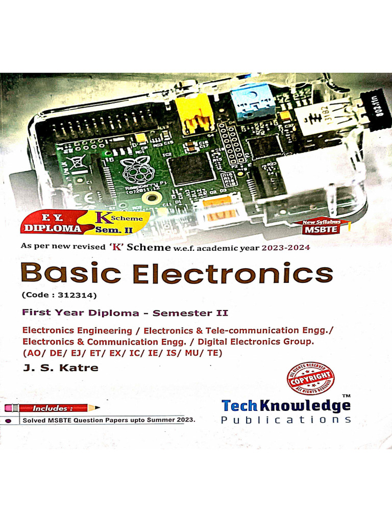 Basic Electronics Book (312314) | PDF