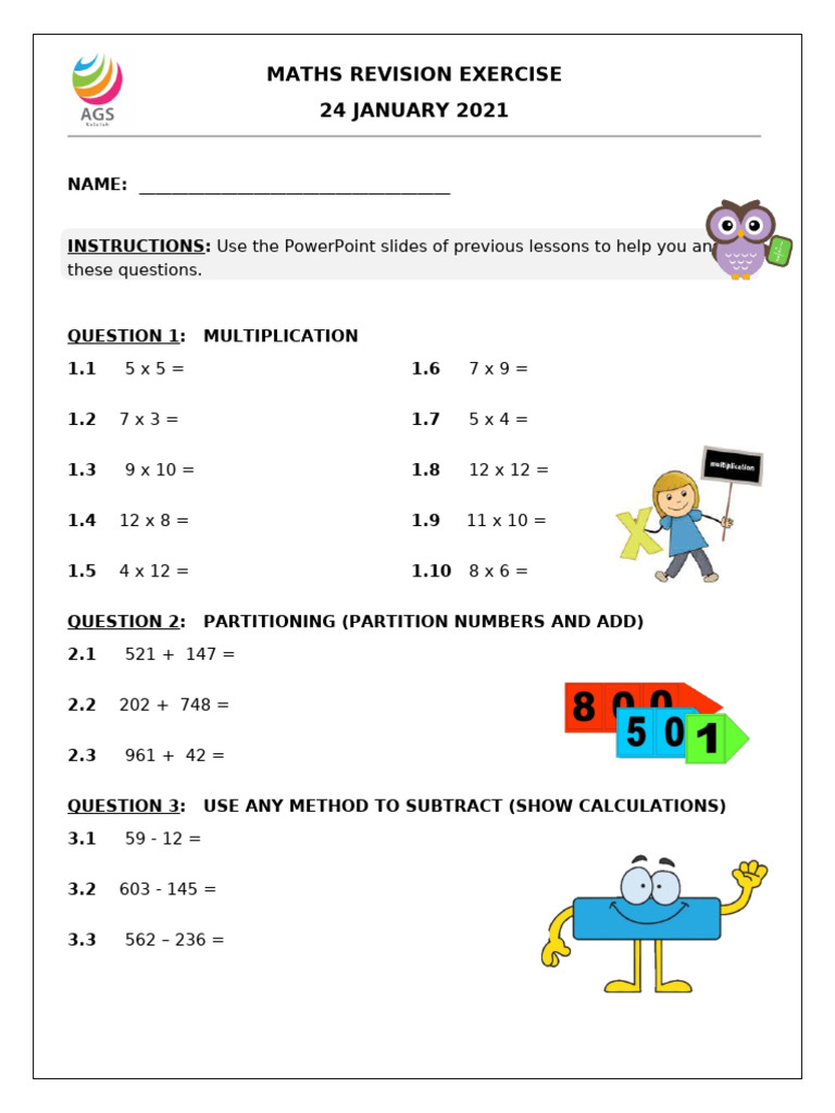 Revision Math | PDF