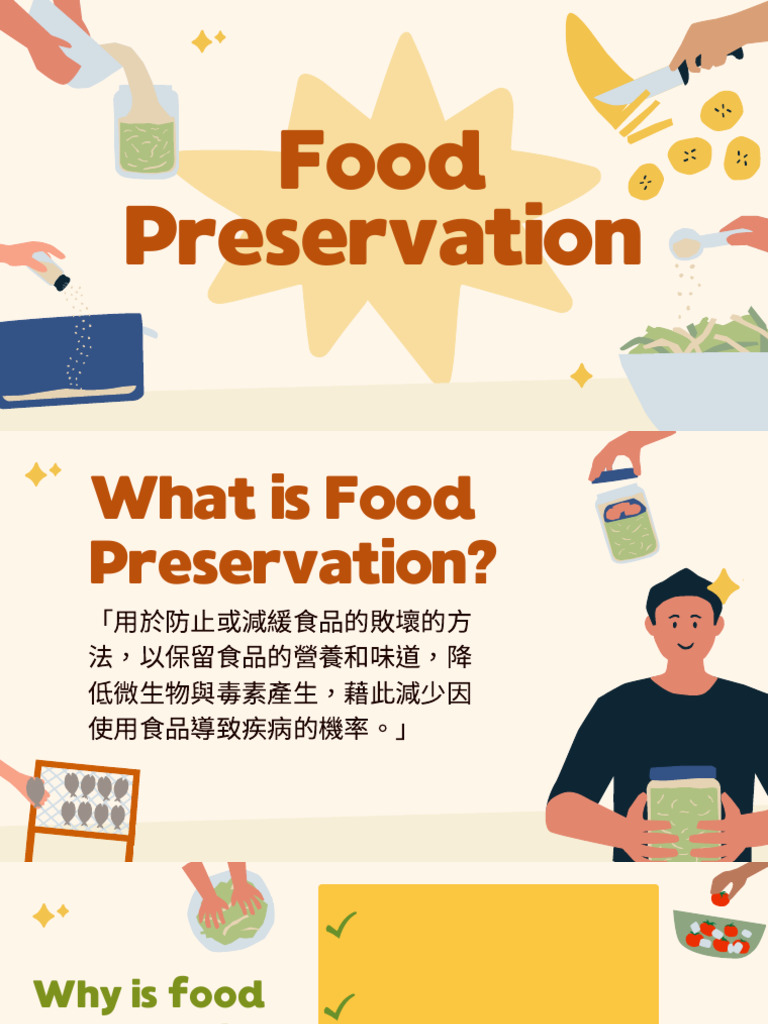 Importance of Food Preservation Methods | PDF | Food Preservation | Foods