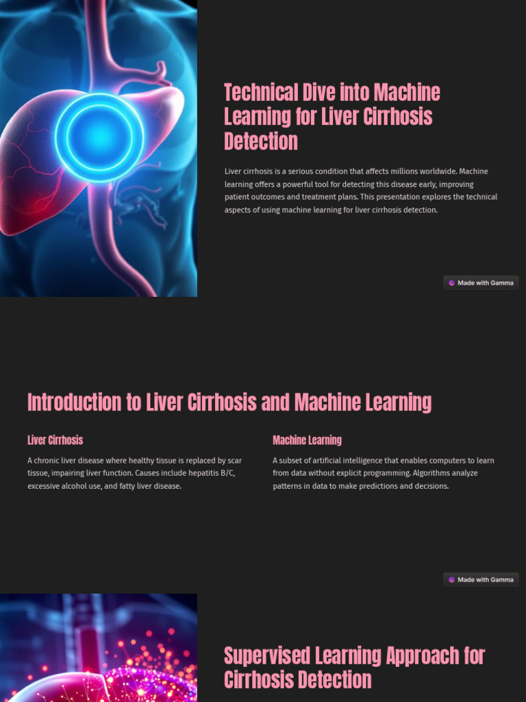 Technical Dive Into Machine Learning For Liver Cirrhosis Detection Pdf Machine Learning