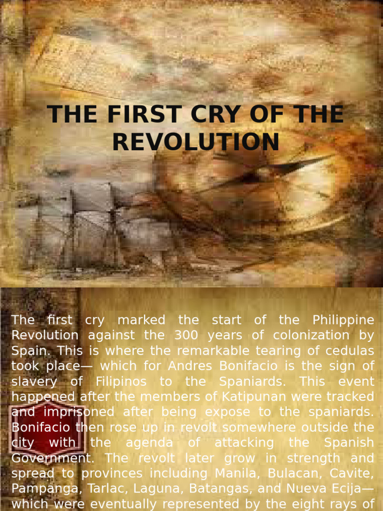 The First Cry of the Revolution 1 | PDF | Metro Manila | Spanish East Indies