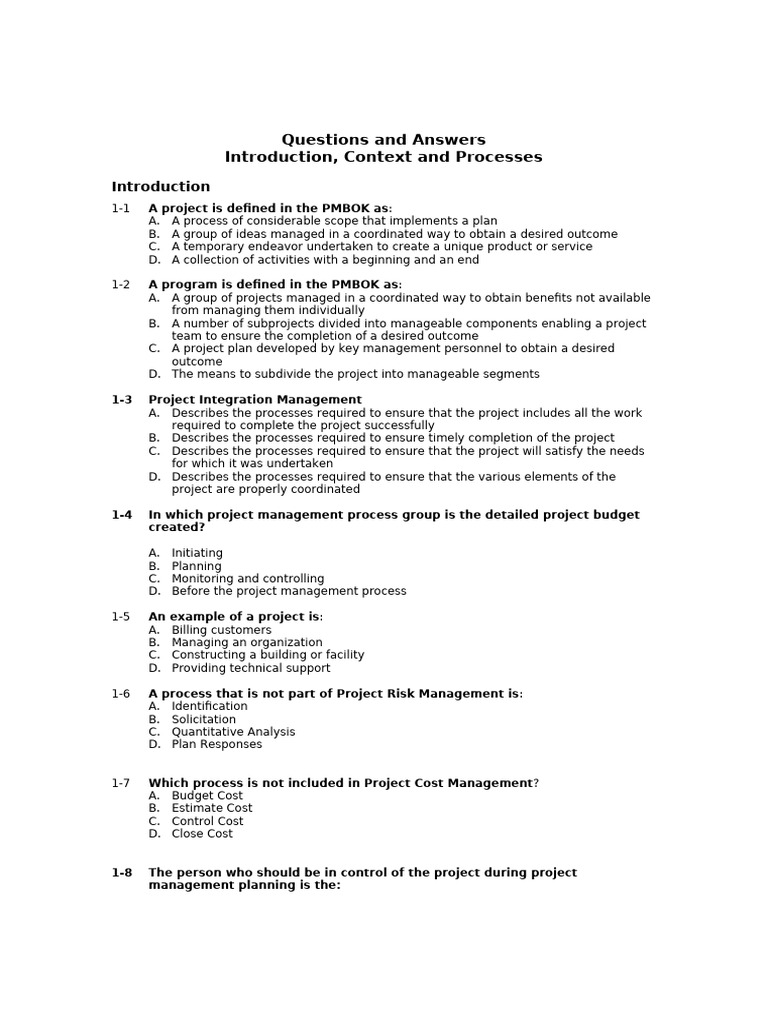 Ch1 3 Intro ProcessGroup | PDF | Project Management | Business