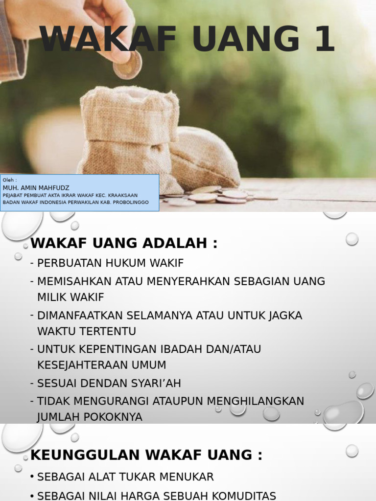 Wakaf Uang 1 | PDF