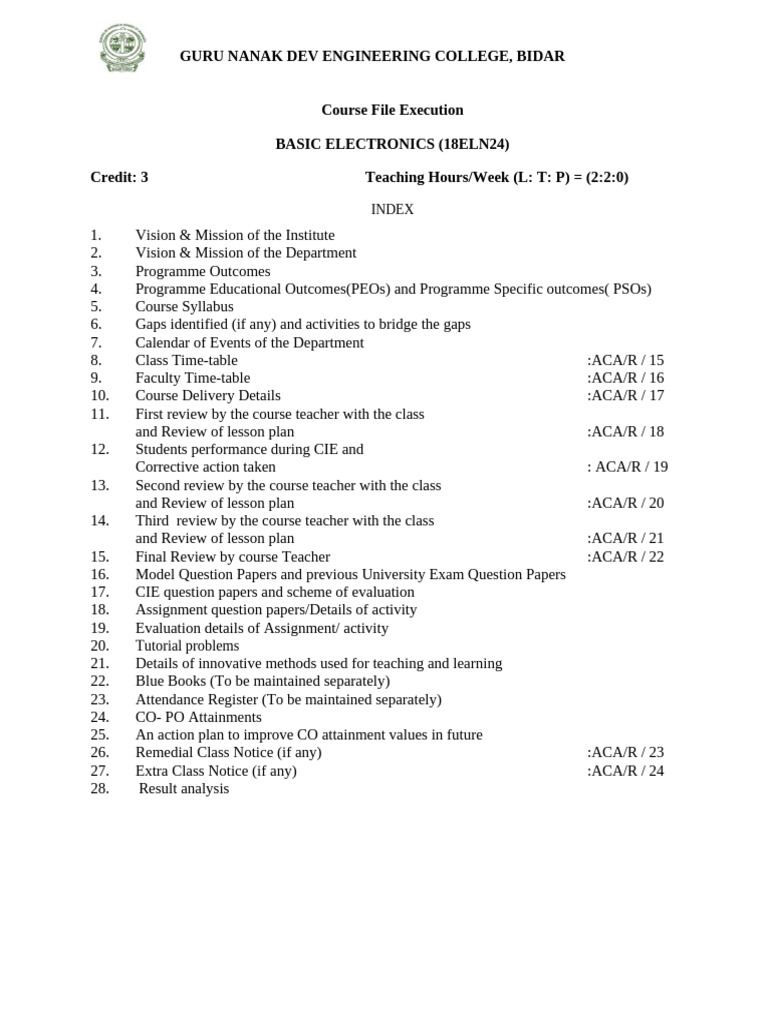 Basic Electronics Course Guide | PDF | Operational Amplifier | Field ...
